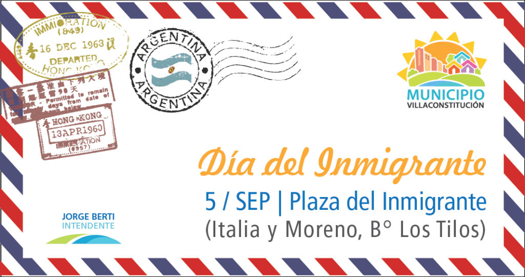 Acto Día del Inmigrante » Municipio de Villa Constitución